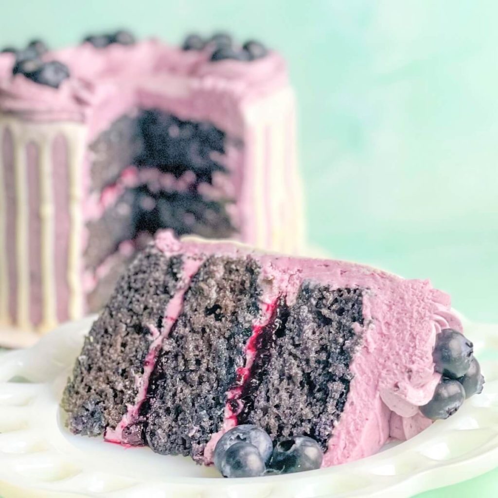 Easy Blueberry Compote Cake & Cupcake Filling - Amycakes Bakes