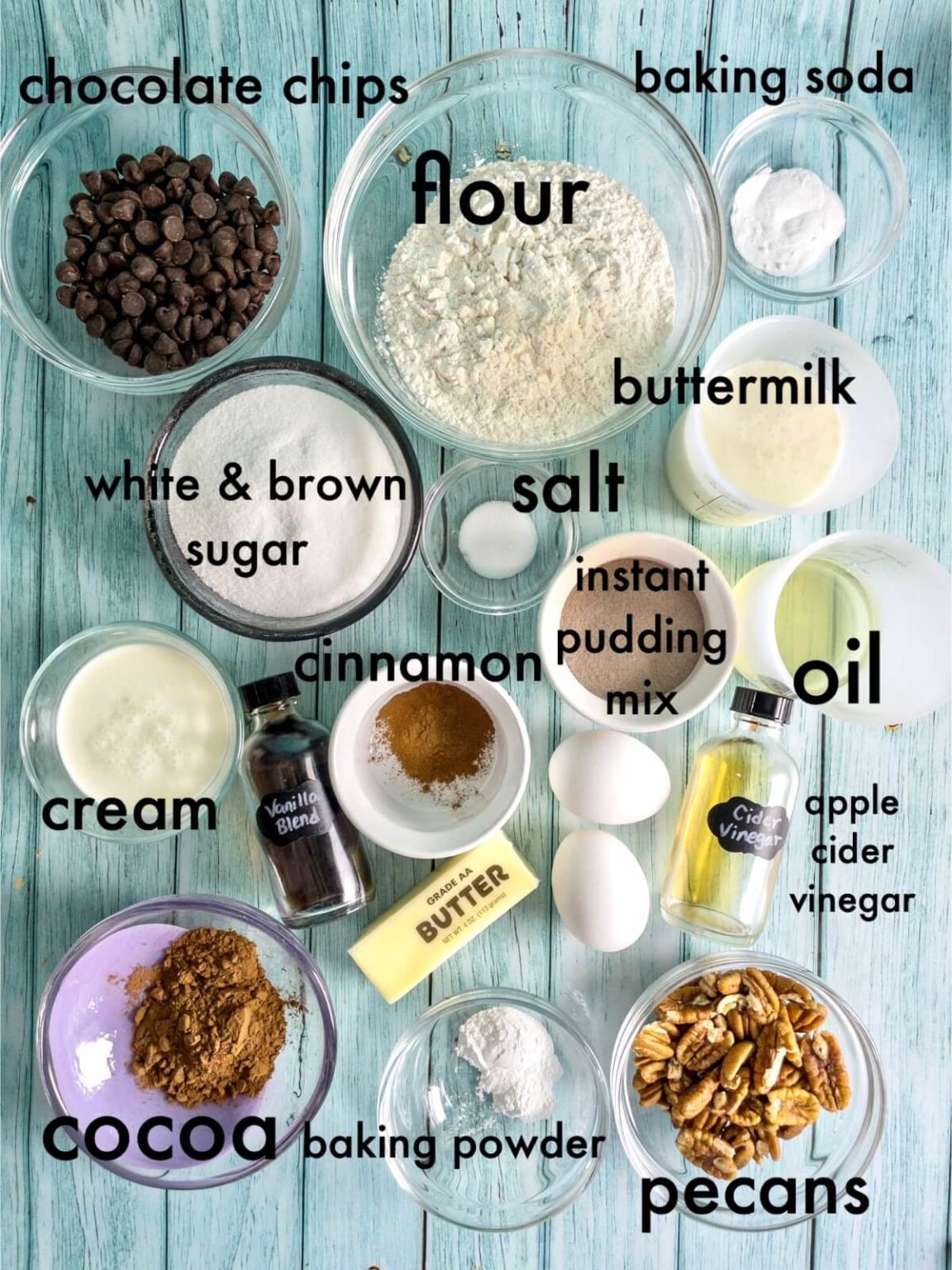 Grandma's Chocolate Cinnamon Cake - Amycakes Bakes