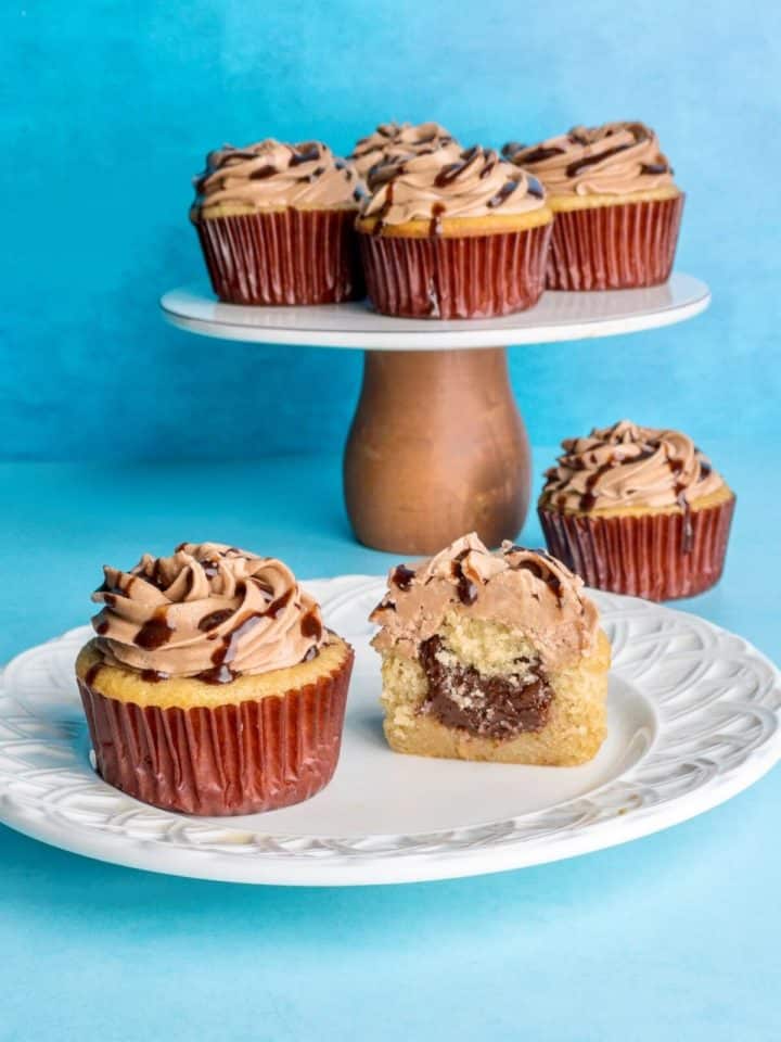 Delicious Nutella Cupcakes - Amycakes Bakes